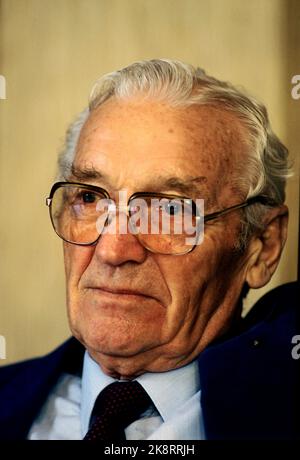 Oslo 19880408 Olav Selvaag, civil engineer and building contractor ...