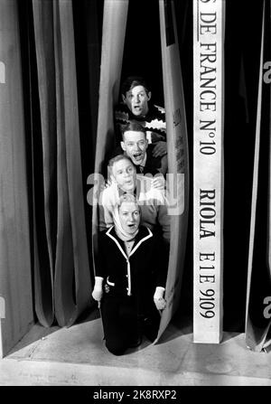 Oslo 19630403 NRK Television records a program series called ...