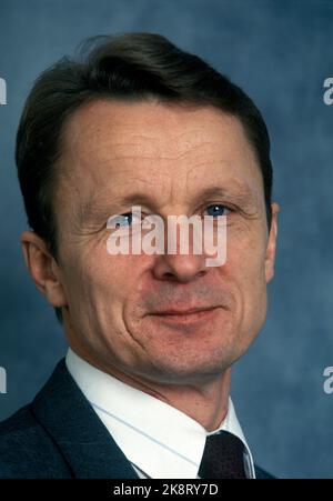 Oslo 19930427 CEO of Elkem Ole Enger. Interview situation. Photo: Lise ...
