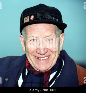 Hamar 19930212 gathering for old Olympic winners in the Viking ship in ...