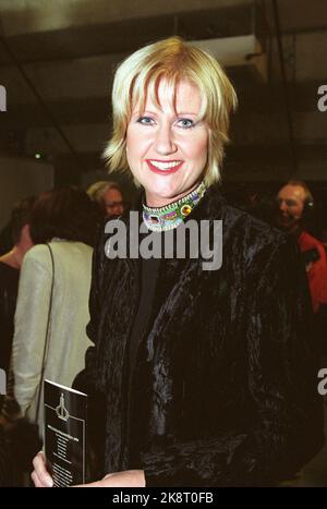 Lillehammer 19950305 The Spellemann Prize 1994. Anne Grete Preus became ...