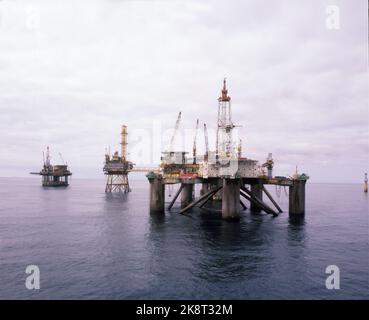 North Sea 19780504 Oil drilling platforms / oil fields. Interior from ...