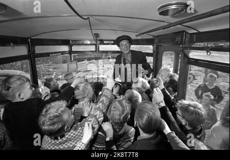 Oslo, 1961. Leif Juster had the lead role as bus driver Torvald in the ...