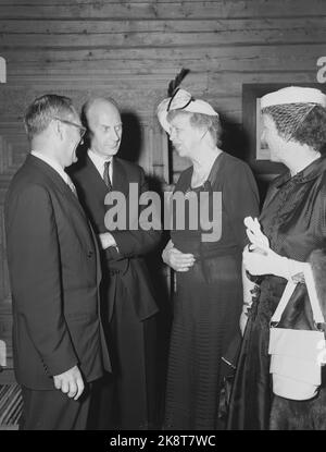 Oslo 19500607. Eleanor Roosevelt is in Oslo to unveil the statue of her ...