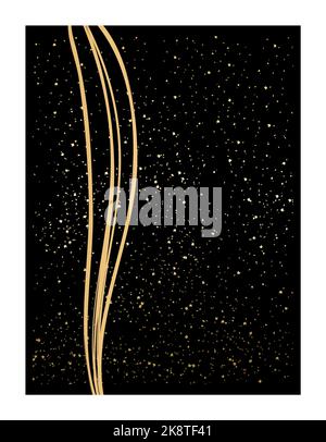 Golden graphic digital printable art Stock Photo - Alamy