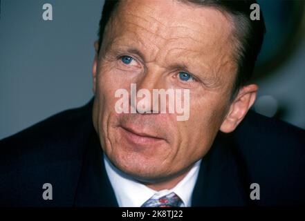 Oslo 19930427 CEO of Elkem Ole Enger. Interview situation. Photo: Lise ...