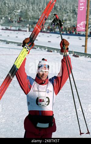 Lillehammer 19940214 Winter Olympics at Lillehammer. 30 km free ...