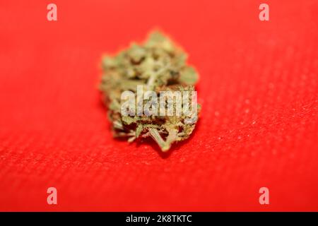 Therapeutic marihuana bud close up background modern big size high ...