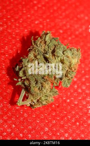 Therapeutic marihuana bud close up background modern big size high ...