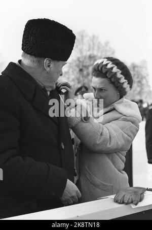 Lillehammer January 18, 1969. Norwegian skating championships. Here ...