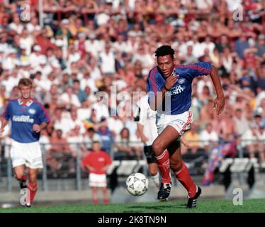 Oslo August 6, 1997. Footballer John Carew. Photo; Cornelius Poppe ...
