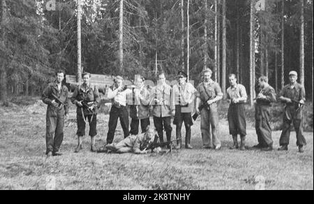 Norway under German occupation. Resistance work / Milorg / Home Forces ...
