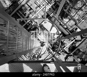 Tønsberg 196007 Norway's first oil refinery under construction at ...