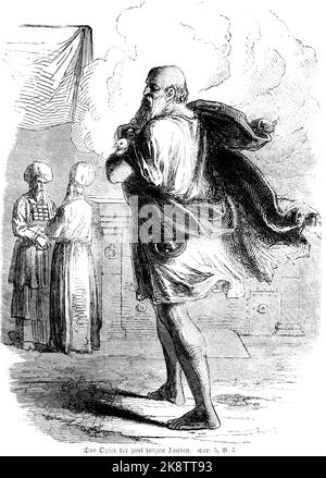 Sacrificial offering of animals, Third Book of Moses Chapter 4, bible ...