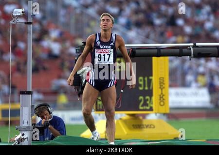 Budapest, Hungary 19980821: Steinar Hoen finished in sixth place in the ...