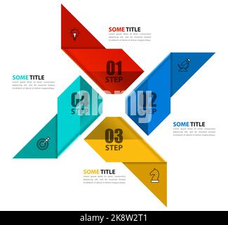 Loop symbol. Infinity vector infographic element. Colorful mobius loop ...
