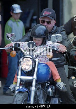Trondheim 19960727: Open day at Hells Angels: Morten "Diesel" Dahl and ...