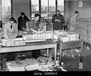 19411106: Rationing during World War II. Ration cards are printed and ...