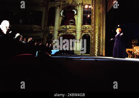 Oslo 19951230 Actress Wenche Foss celebrates its 60th anniversary as a ...