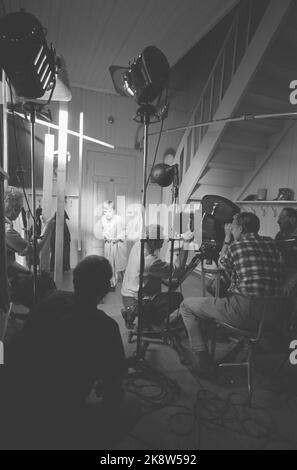 Skien 19620714. From the very first filming of Stompa & Co. Eg. Bodø ...