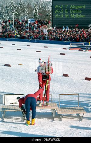 Lillehammer 19940214 Winter Olympics at Lillehammer. 30 km free ...