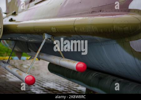 Fake rockets on an fighter jet plane Stock Photo - Alamy