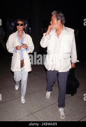 Bo Derek and John Derek seen at LAX in 1994 Credit: Ralph Dominguez ...