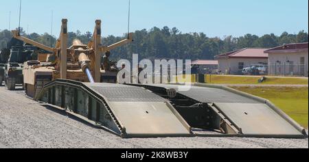 A modernized Joint Assault Bridge assigned to the "Spartan Brigade ...