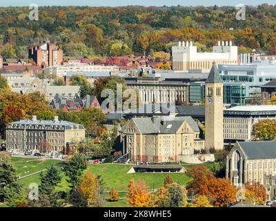 10-22-2022, Late afternoon aerial autumn image of the area surrounding ...