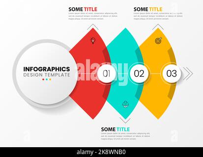 A design of a Funnel diagram with three steps template isolated on ...
