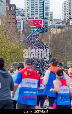 Just some of the 60,000 entrants in the Sydney City to Surf race to ...