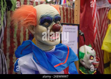 A Creepy clown character is seen displayed at the 'SoLow' store in The ...