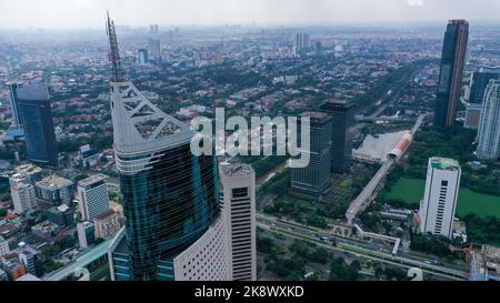 Java, Jakarta, Indonesia, May 20, 2022. Wisma 46 is the tallest ...