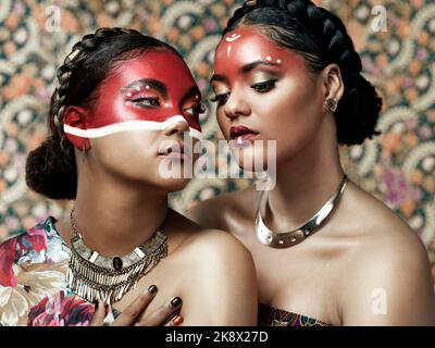 Her beauty is so unique and true. Studio shot of an attractive young ...