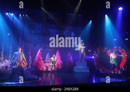 Sydney, Australia. 25th October 2022. Cast perform during a media call ...