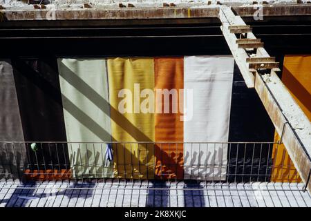 Construction of the D line of Lyon's underground, Lyon, France Stock ...