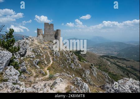 The ancient castle of Rocca Calascio where the film Ladyhawke was ...