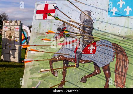 SAMLESBURY LONGBOW ARCHERS THE BATTLE OF AGINCOURT - 1415 reenactment ...