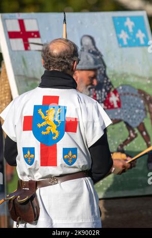 SAMLESBURY LONGBOW ARCHERS THE BATTLE OF AGINCOURT - 1415 reenactment ...