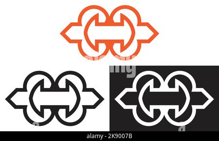 business arrow logo illustration design Stock Vector Image & Art - Alamy