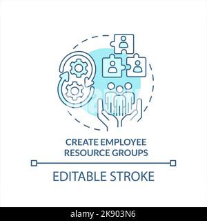 Create employee resource groups concept icon Stock Vector Image & Art - Alamy