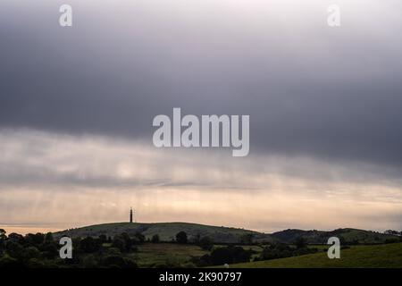 Sutton Common BT tower, a 72 metre high radio tower built of reinforced ...