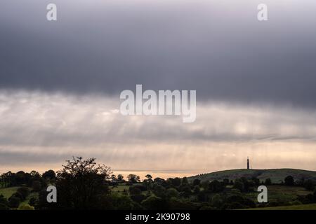 Sutton Common BT tower, a 72 metre high radio tower built of reinforced ...