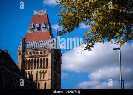 Manchester, Owens College, Oxford Road 1895 Stock Photo - Alamy