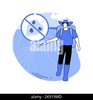 Insecticides isolated cartoon vector illustrations Stock Vector Image ...