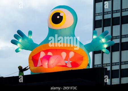 Halloween In The City. Manchester 2022 Stock Photo - Alamy