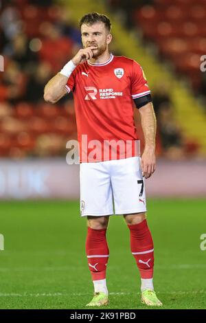 Nicky Cadden #7 of Barnsley during Barnsley’s Playoff-final training ...