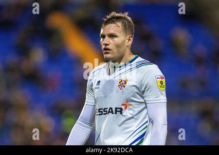 Elliott Nevitt #20 of Tranmere Rovers before the Sky Bet League 2 match ...