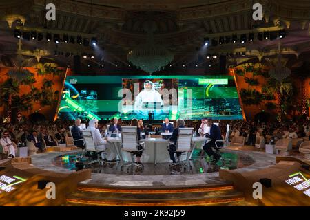 (221025) -- RIYADH, Oct. 25, 2022 (Xinhua) -- Photo taken on Oct. 25 ...