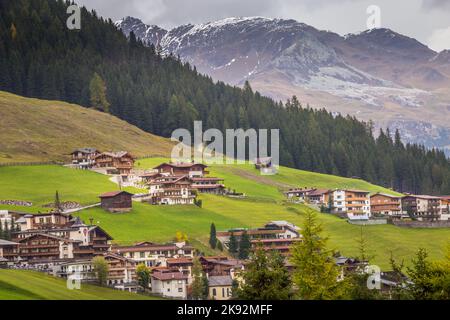 Zell and Ziller and Tyrol snowcapped Zillertal mountain range at ...